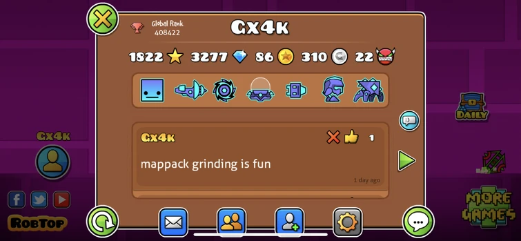 Final Result of the GD Wiki picking my icon set | Fandom