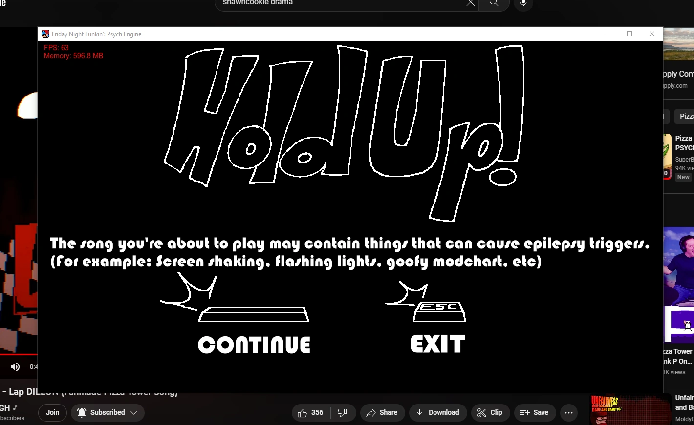 A while back I made a warning screen :) | Fandom