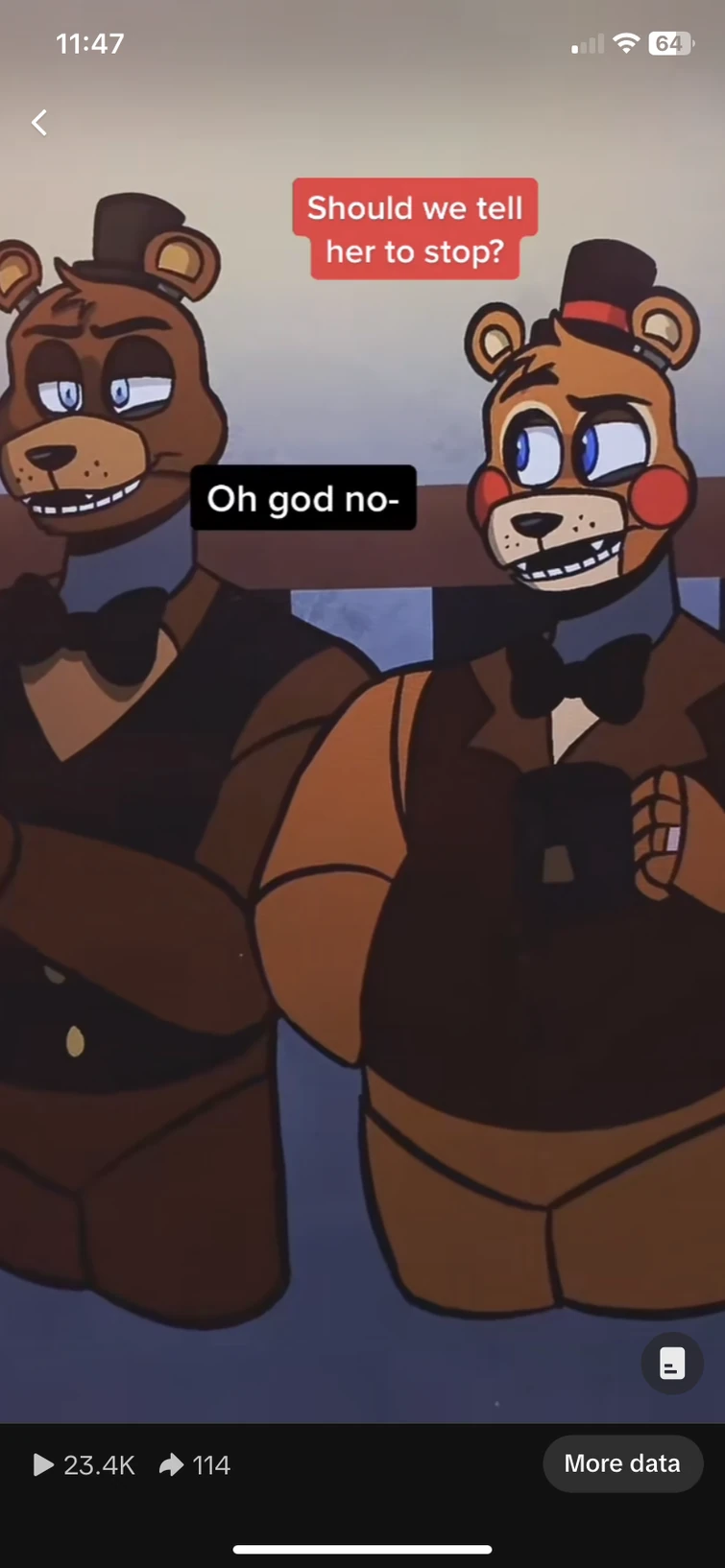 Puppet when she finds William | Fandom