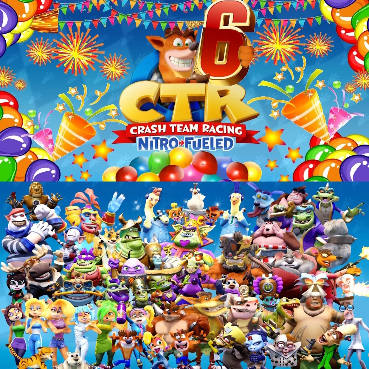 Happy 6 years anniversary, CTR nitro fueled! | Fandom