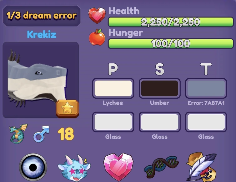 Looking at offers for a 1/3 dream error krekiz! | Fandom