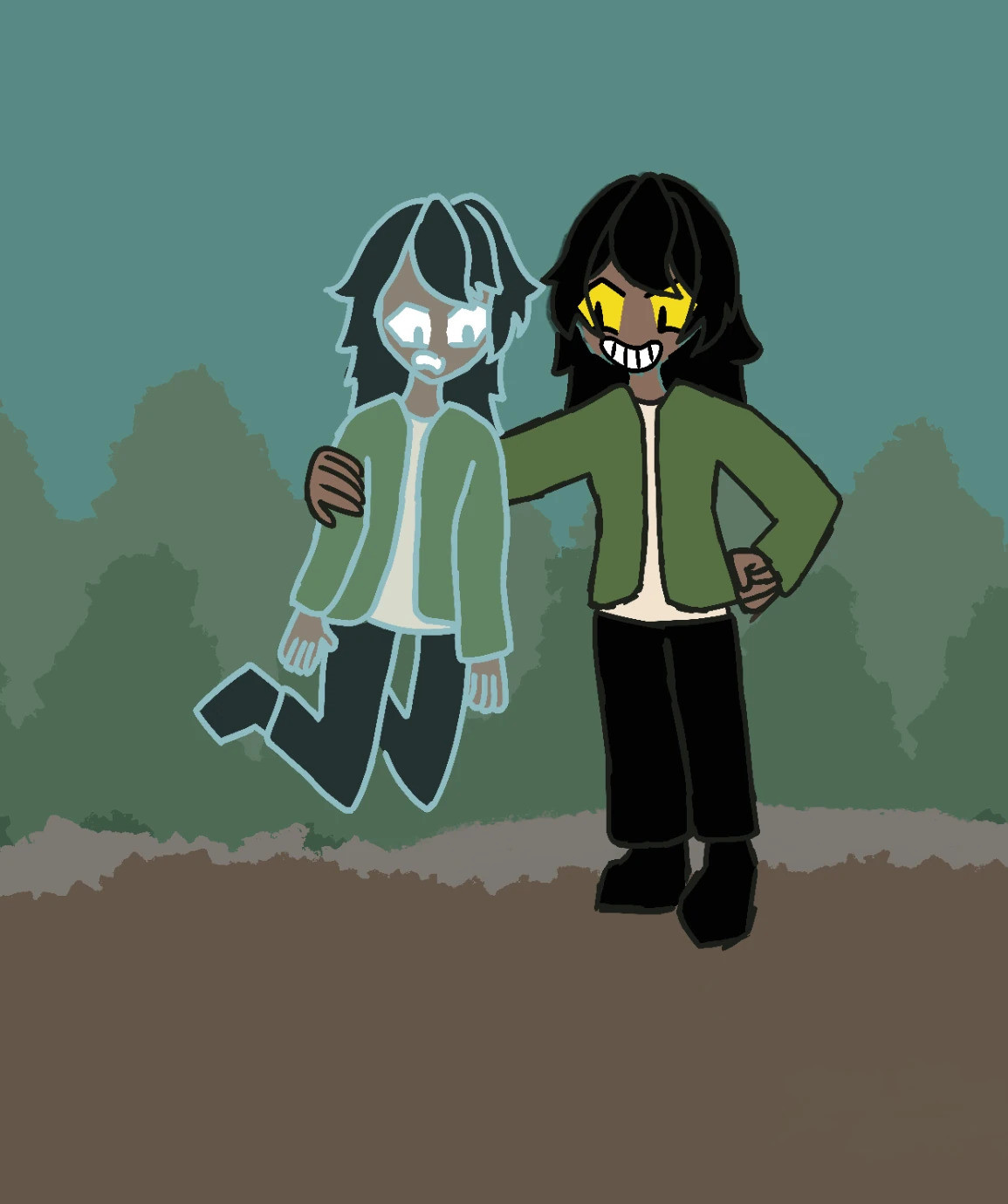 I drew my oc fern possessed | Fandom