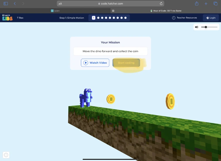 -Hour of Code Tutorial!--Create a 3D T-Rex Game- | Fandom
