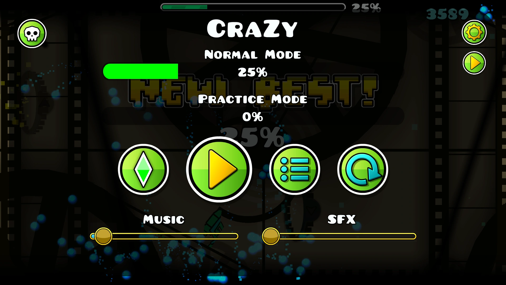 I got progress on crazy and a crazy practice run (pun not intended ...