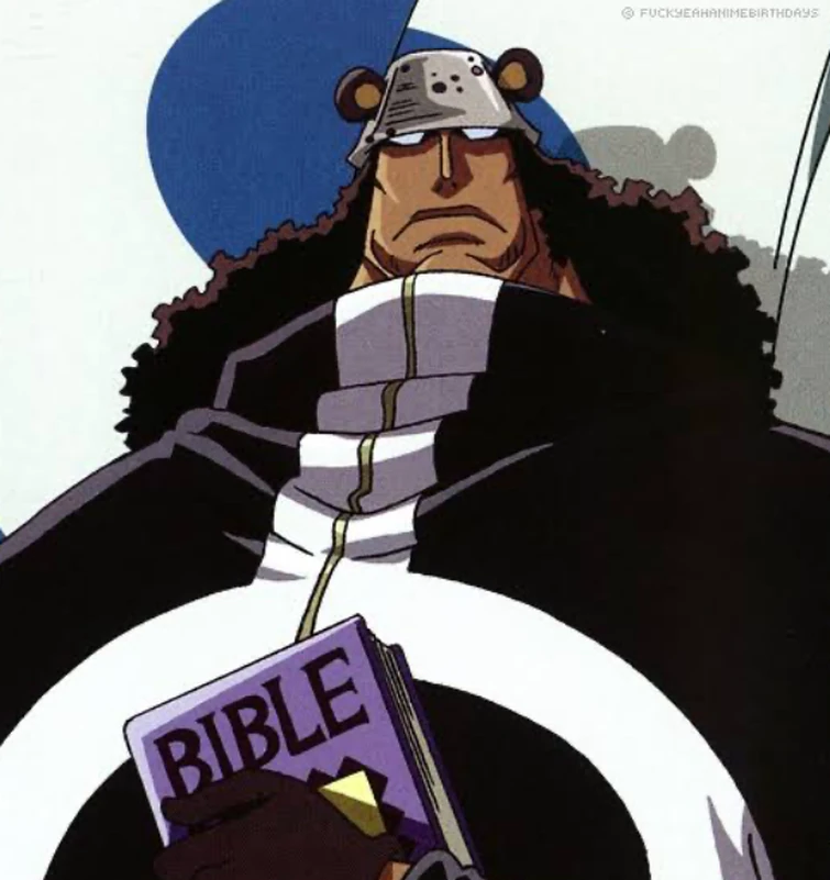 Why does Bartholomew Kuma always have a bible? | Fandom