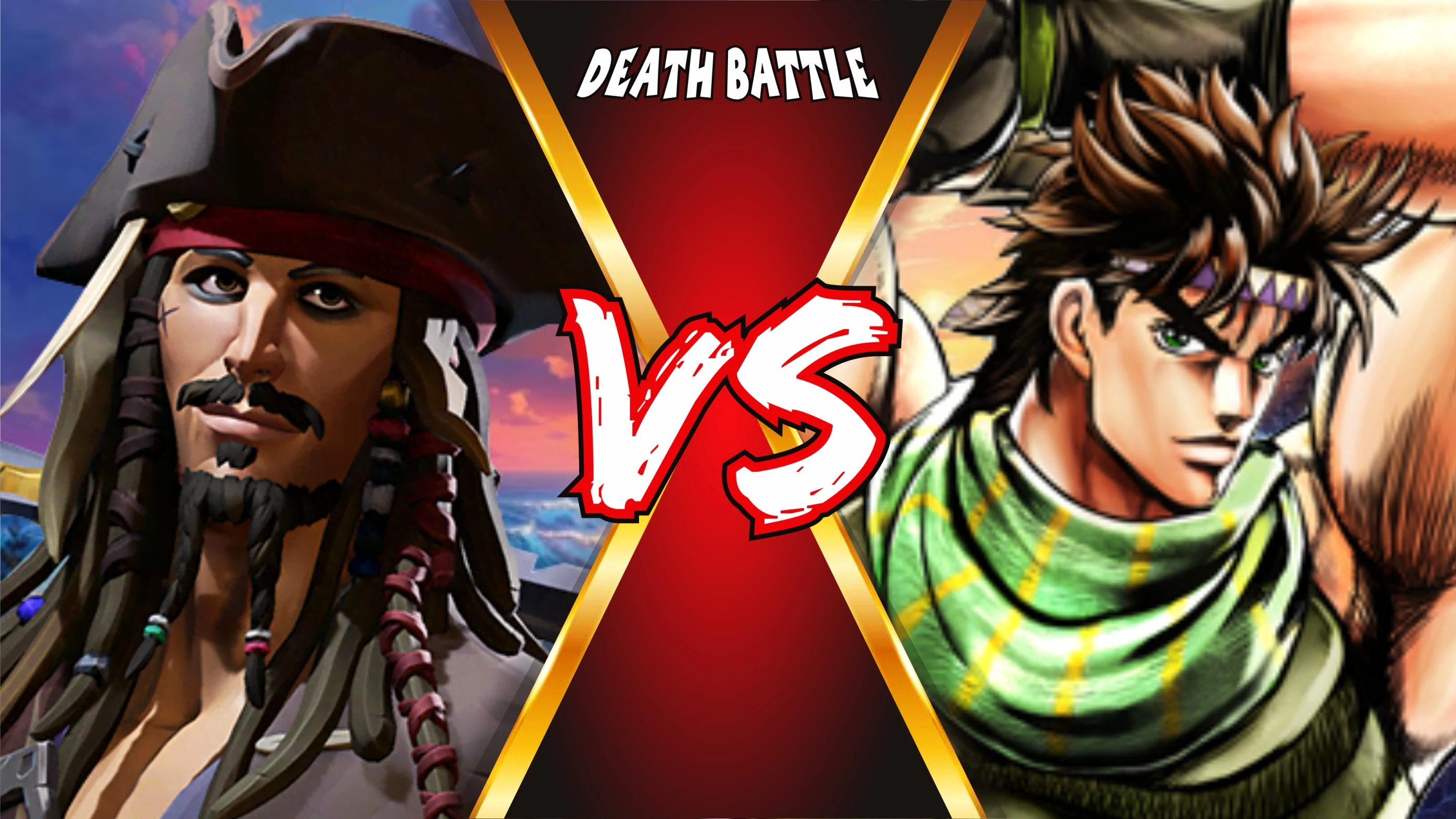 Jack Sparrow VS Joseph Joestar (Pirates of the Caribbean VS Jojo ...