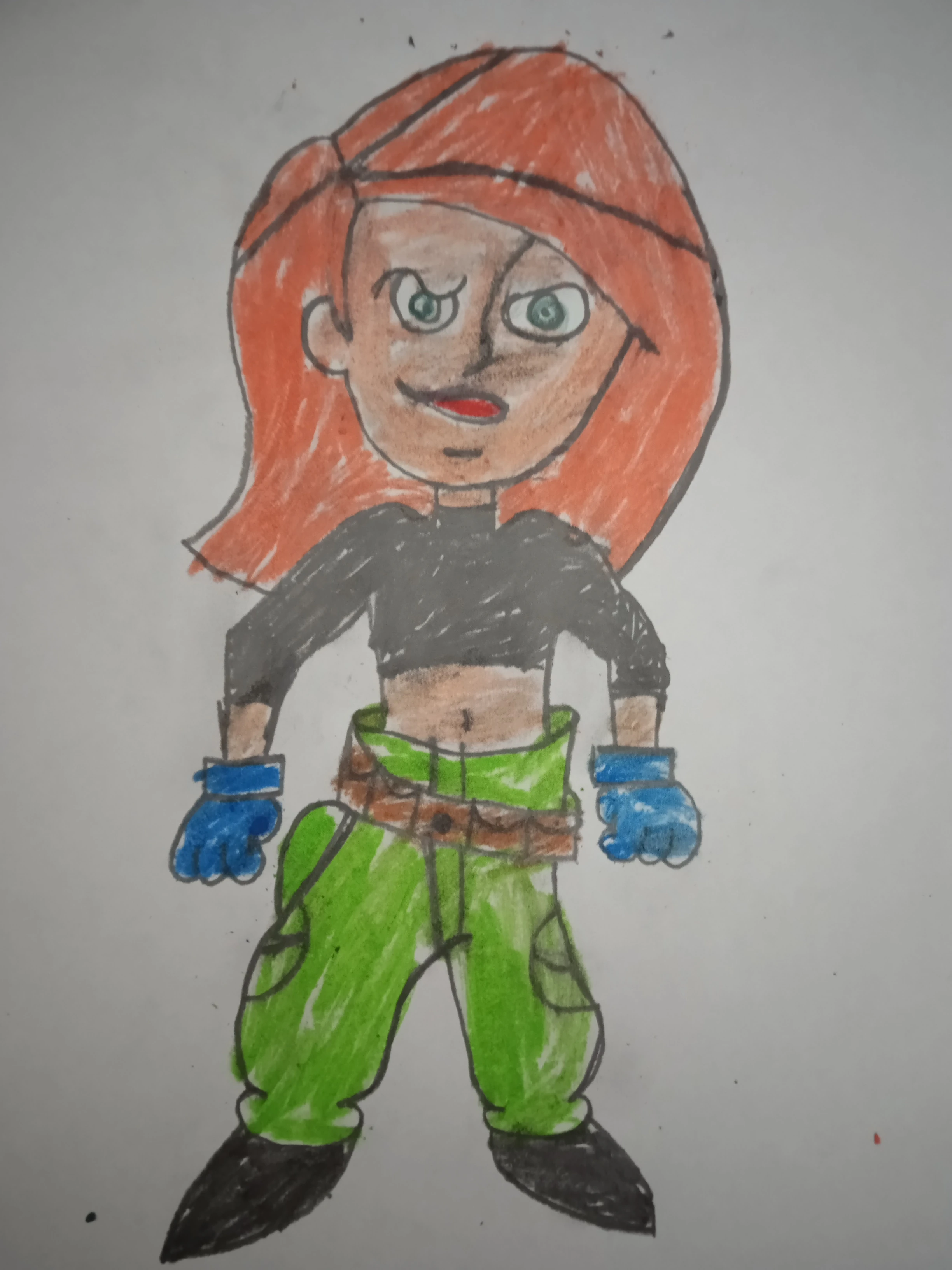 My drawing of Kim Possible | Fandom