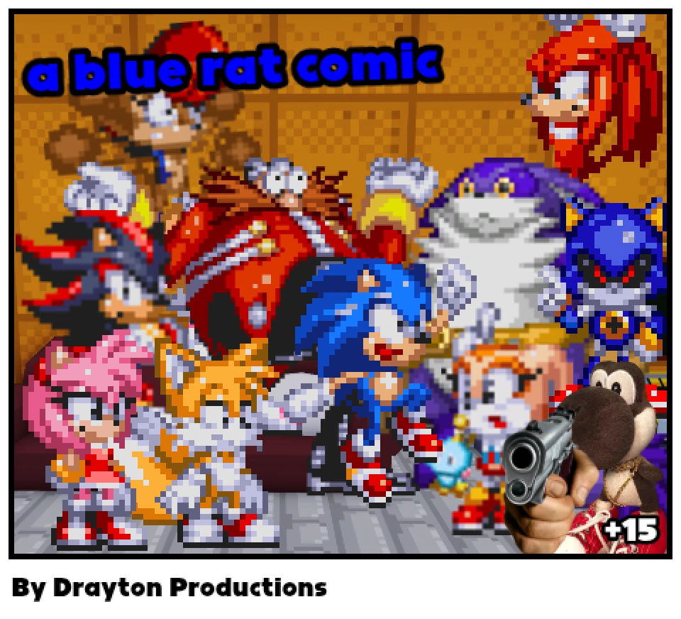 Promo art for a blue rat comic | Fandom