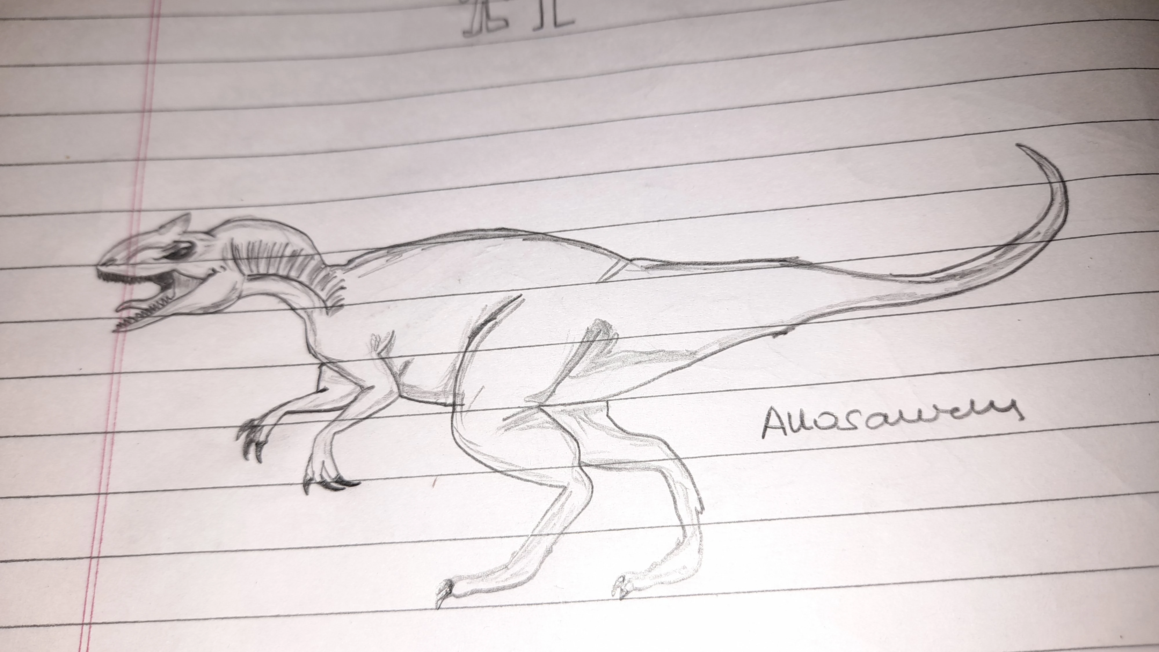 Allosaurus Drawing | Fandom