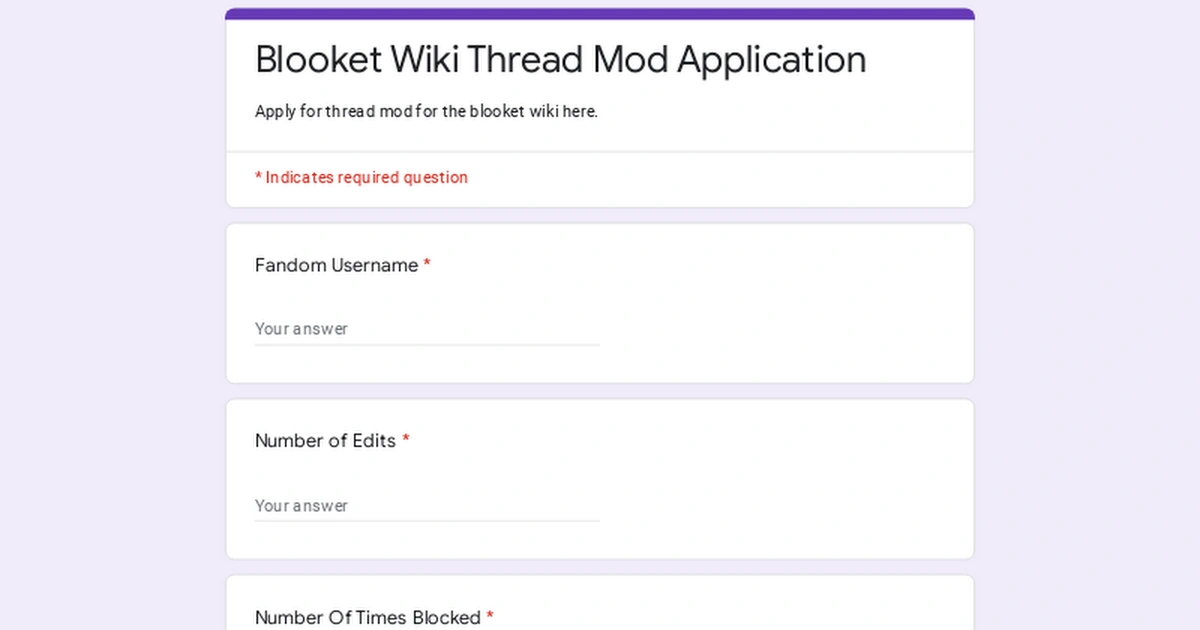 Thread Mod Staff Application | Fandom
