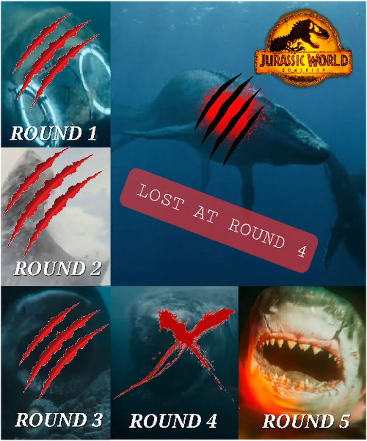 Mosasaurus runs the Meg gauntlet! | Fandom