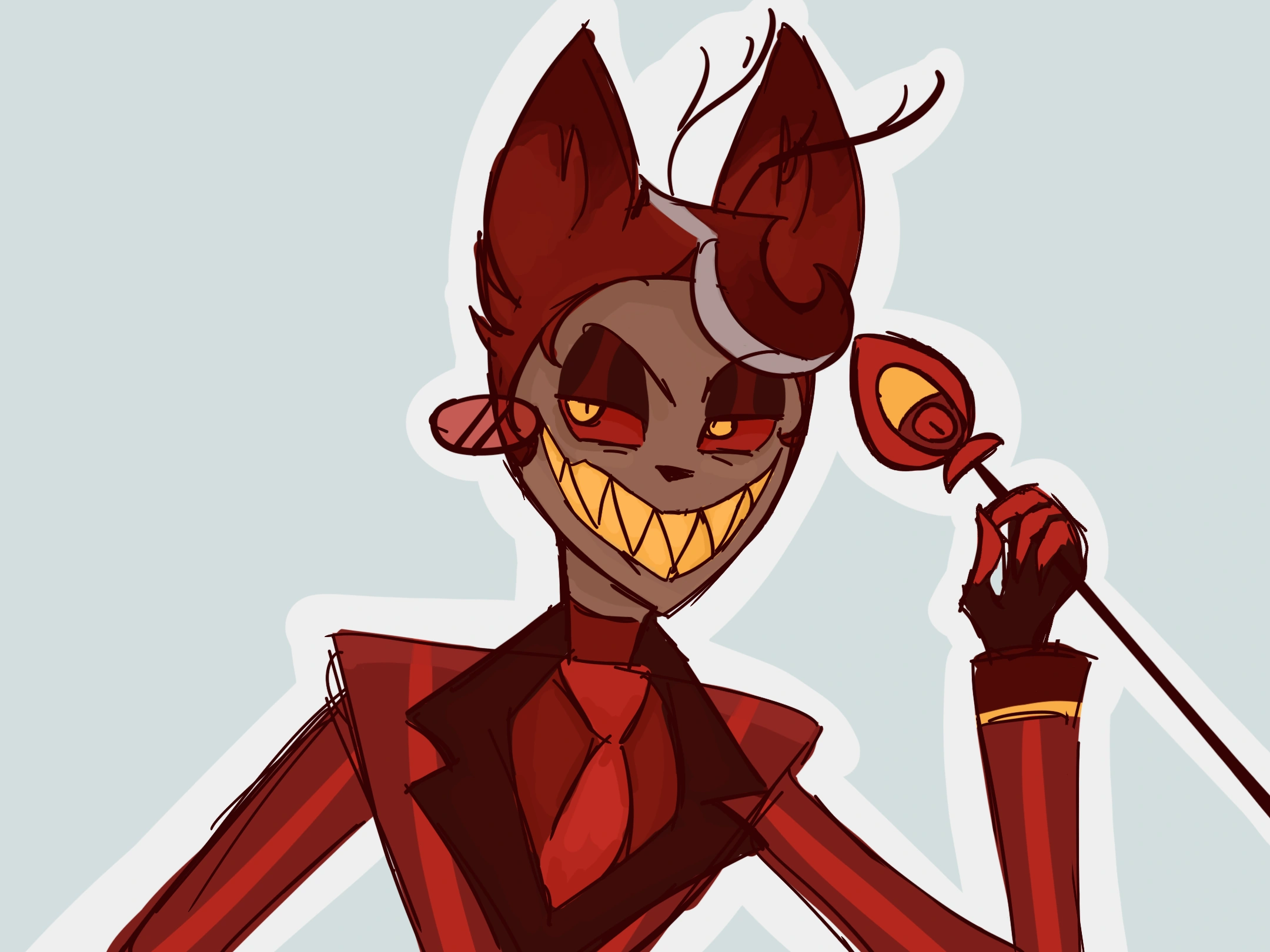 Redesigned alastor drawing! | Fandom