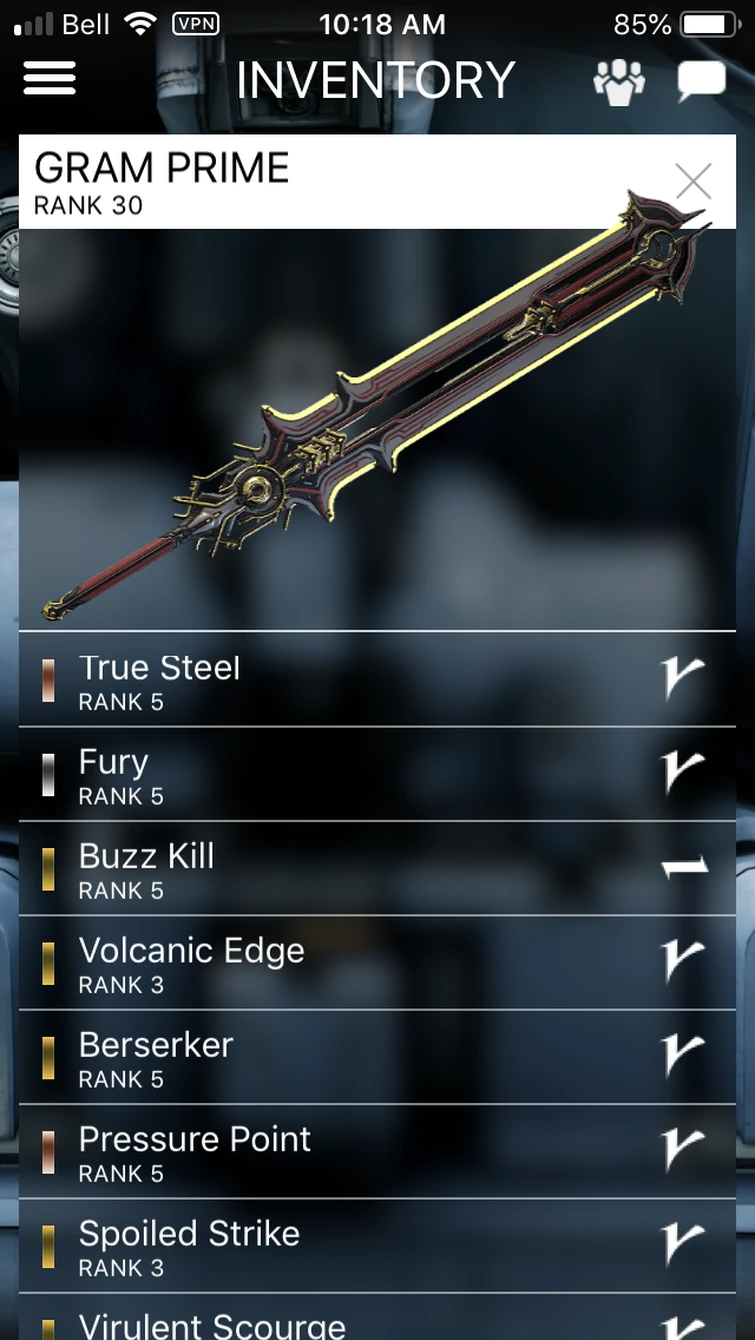 Gram Prime & pox builds | Fandom