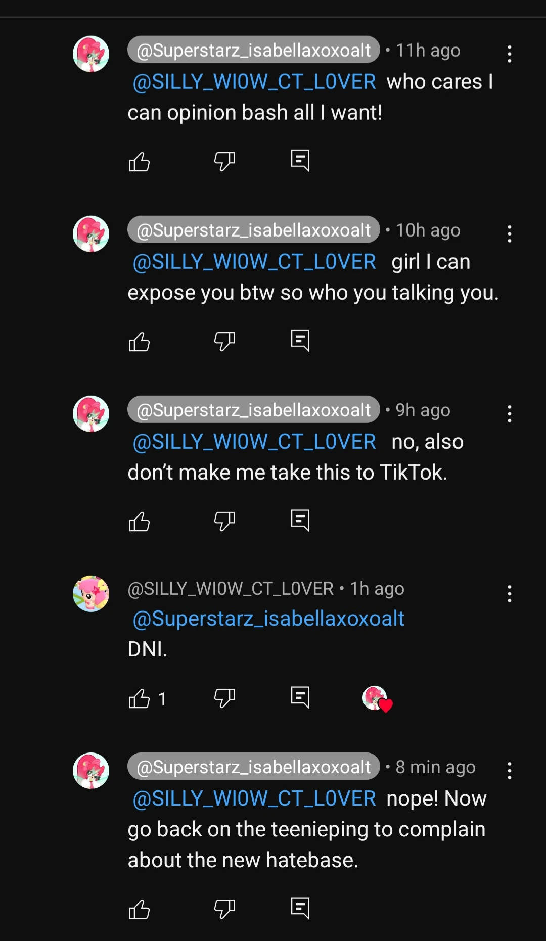 I told them to FUCKING DNI, and they DON'T respect my dni. | Fandom