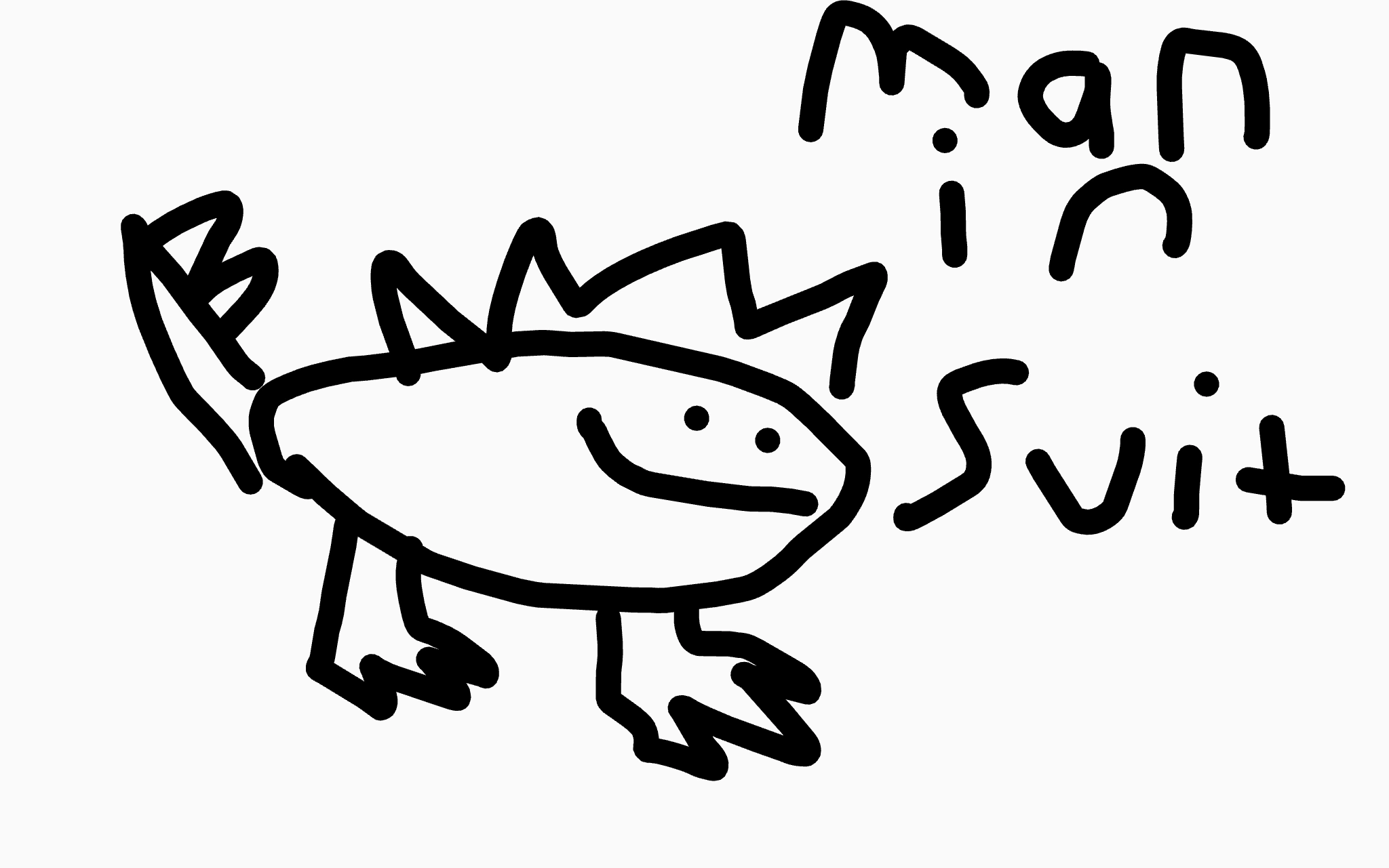 why the man in the suit would NOT work in pc2 | Fandom