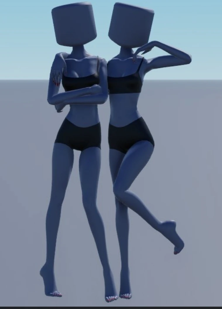 Can you guys give me 2 person poses? | Fandom