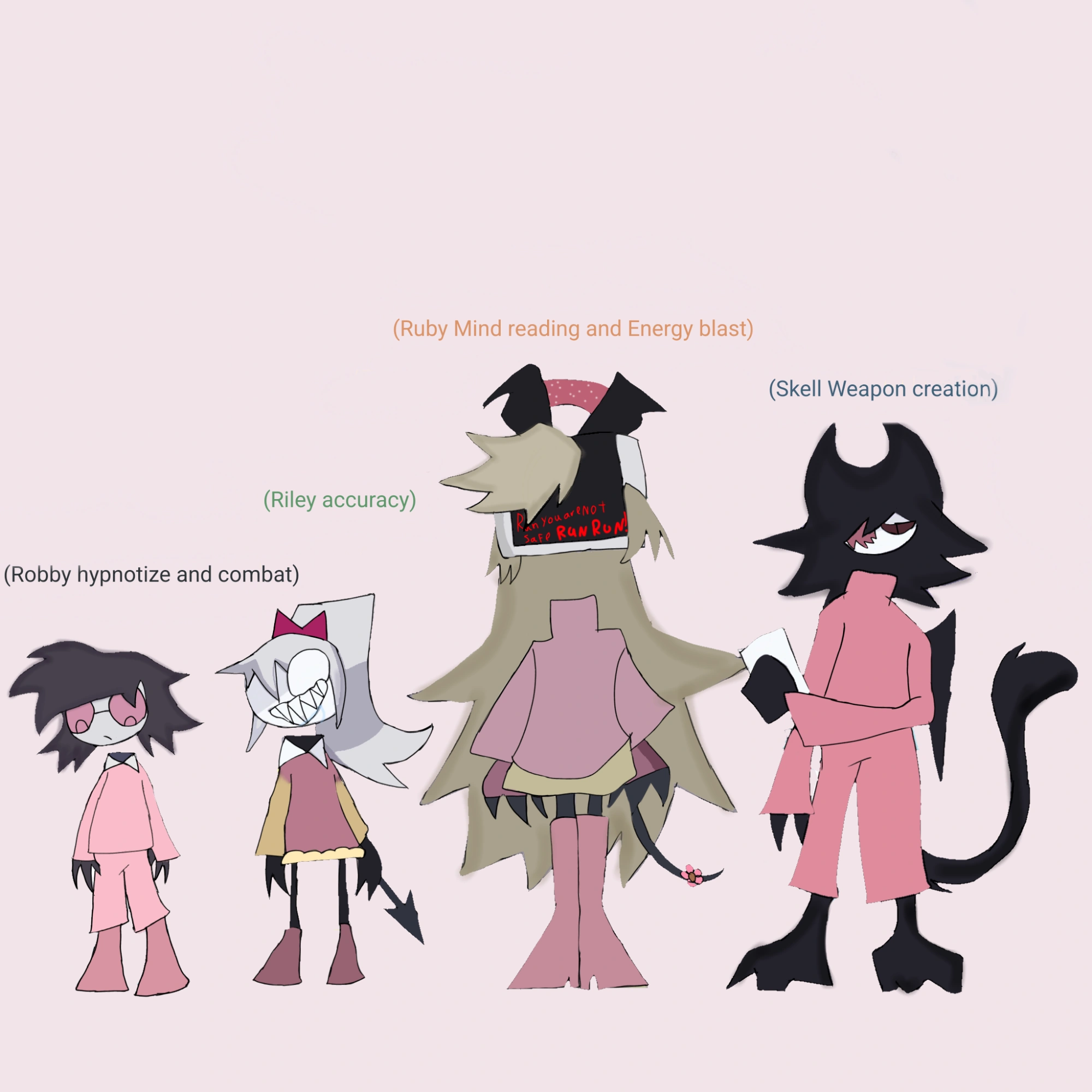 Flower au Robby Riley Ruby and Skell by Kararo lol | Fandom