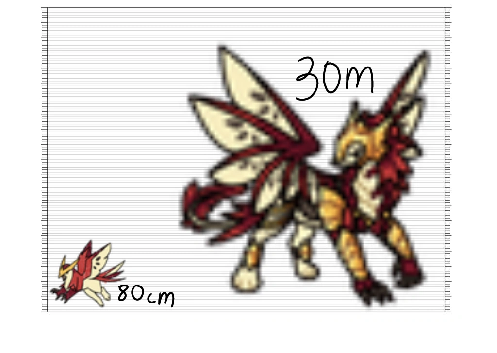 normal vs awakened grufflin size comparison | Fandom