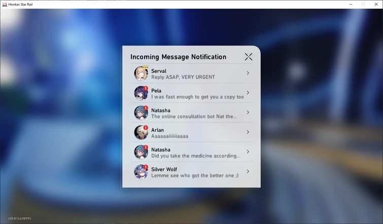 oh hey the devs added new messages | Fandom
