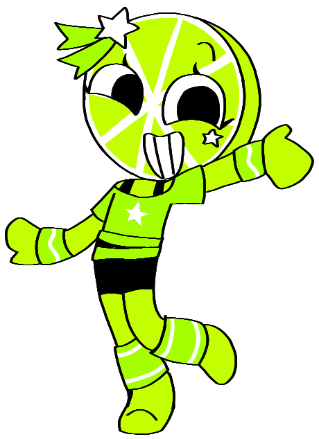 Lime as a toon from Dandy's World | Fandom