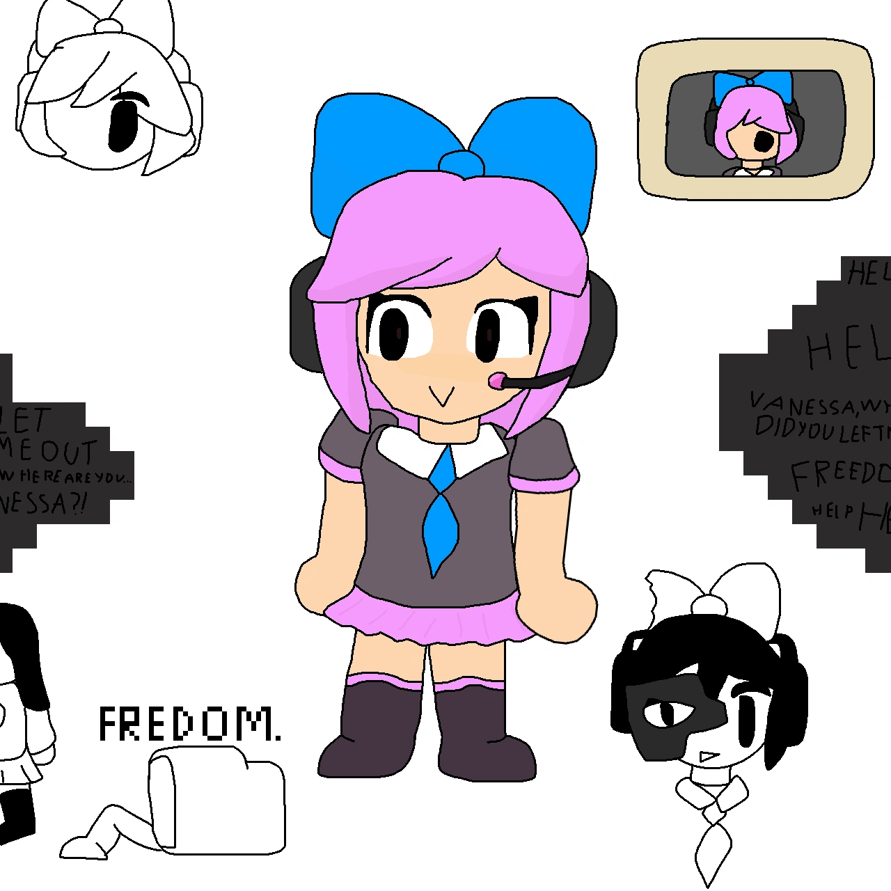 i'm DRAWING!!i'm going to be a pixel-art PRO!!I should be hired by ...