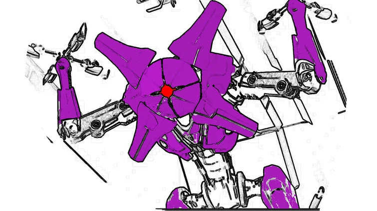 I reimagined the purple e.m.m.i | Fandom