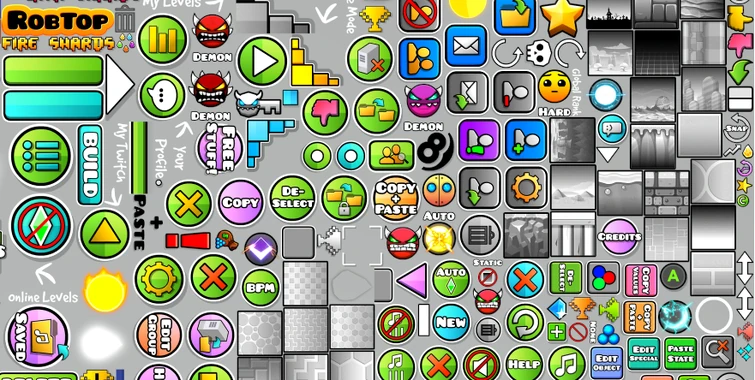 why is etzer logo in gd textures? | Fandom