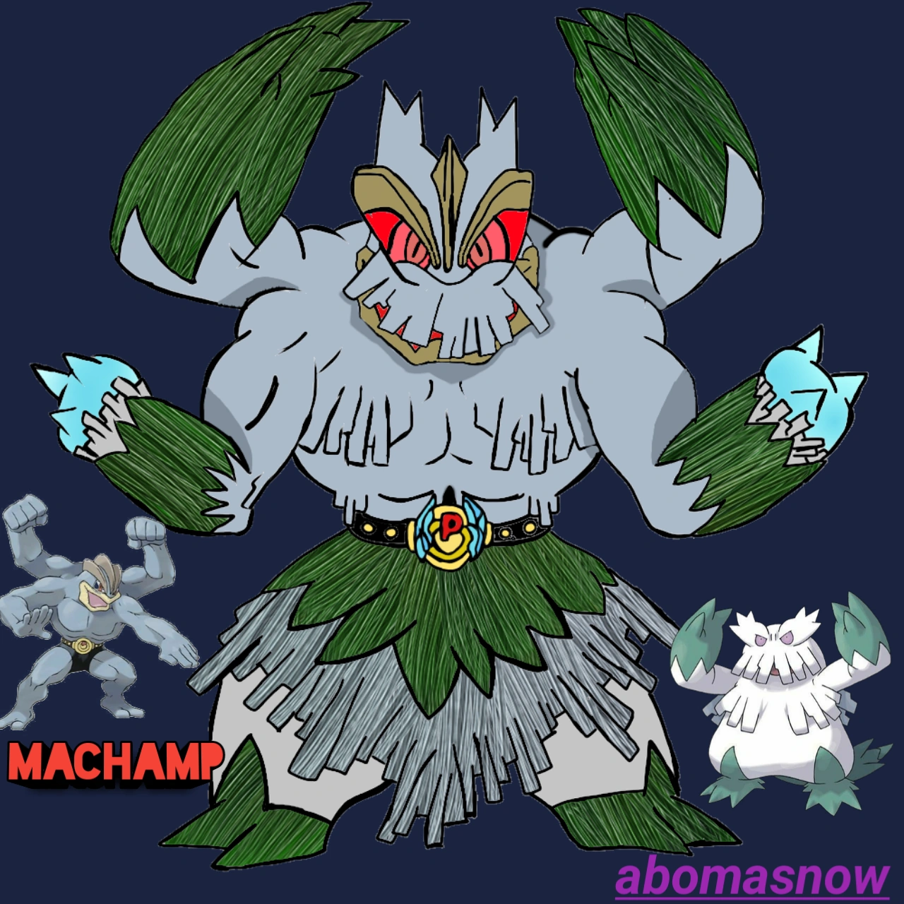 Fusion of machamp and abomasnow | Fandom