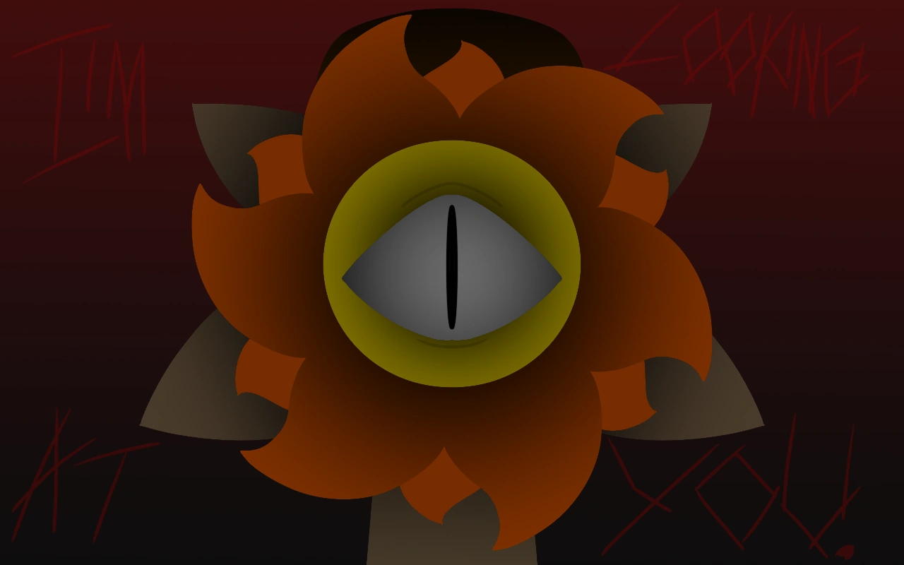 He is looking at you. | Fandom