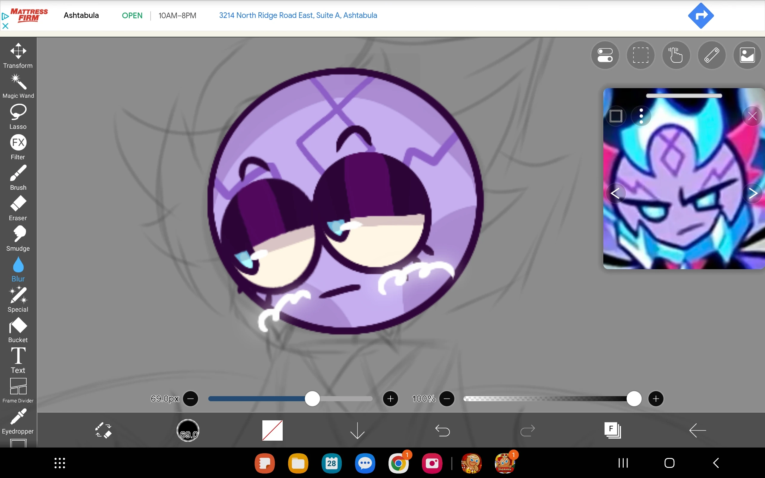 New blush colour for fire spirit since this is a blue fire costume | Fandom