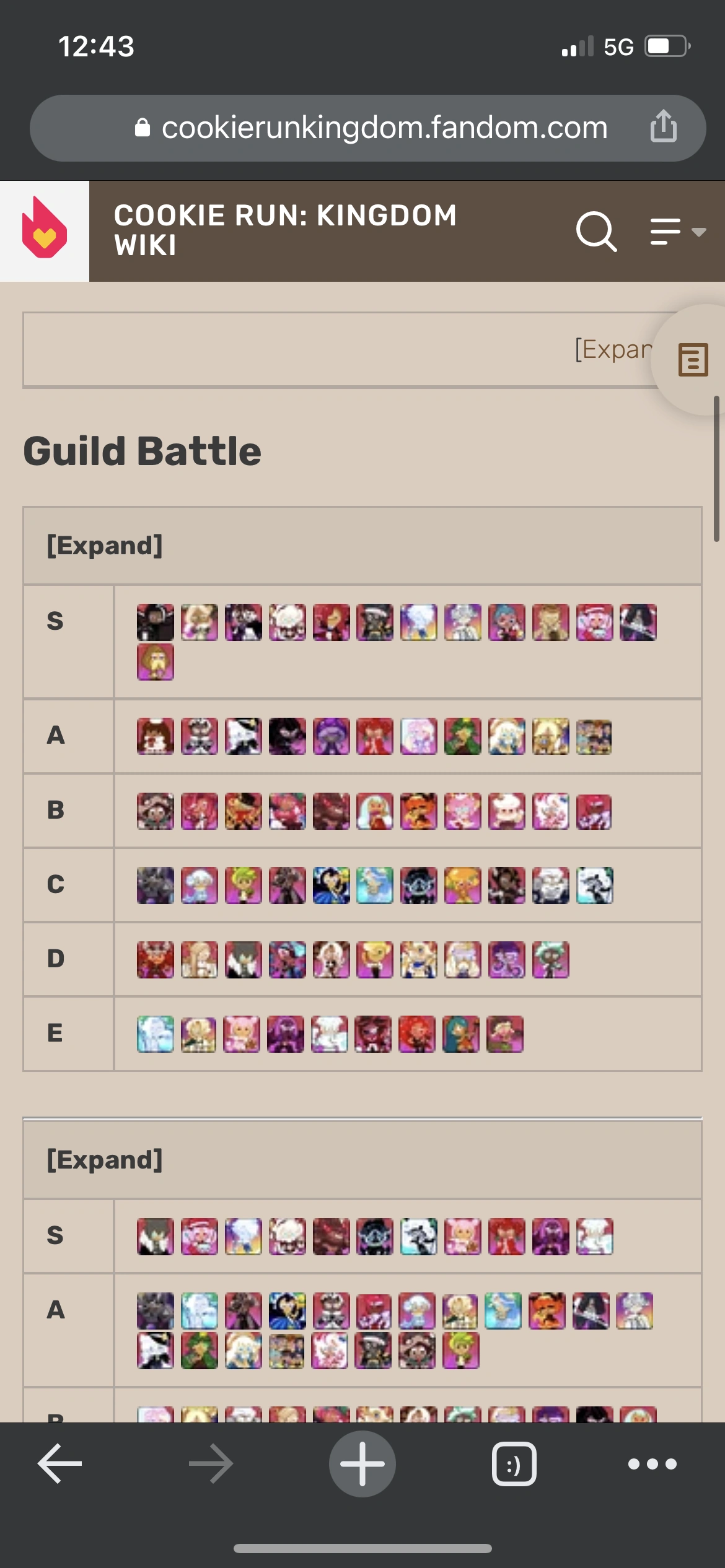 Cookie Tier list | Fandom