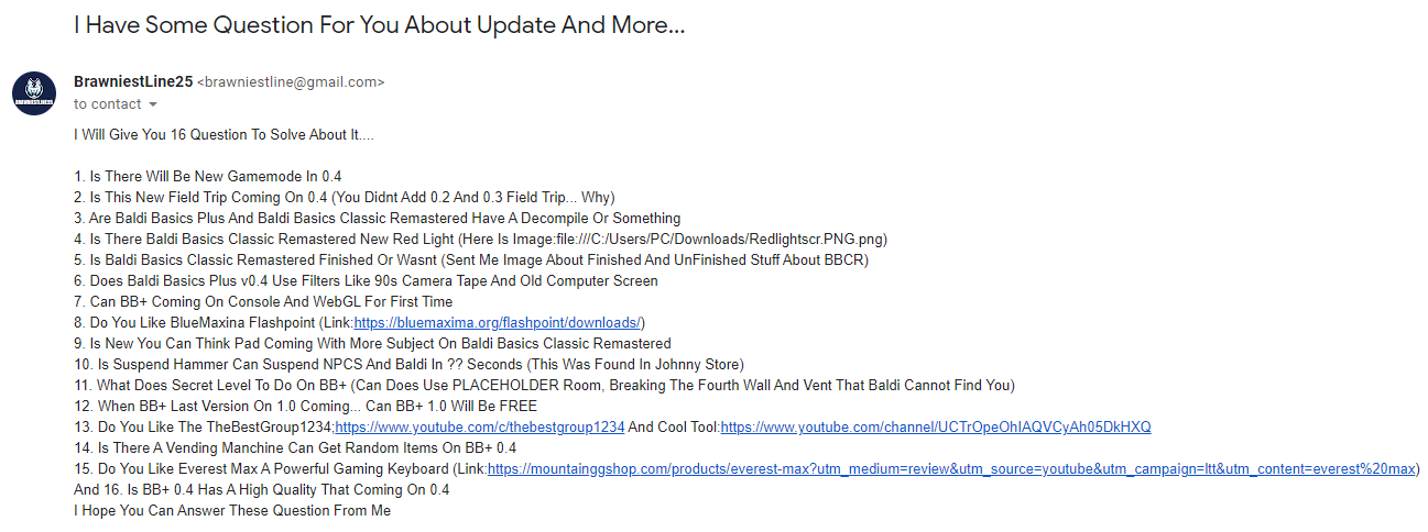 I Give MM12 16 Question... | Fandom