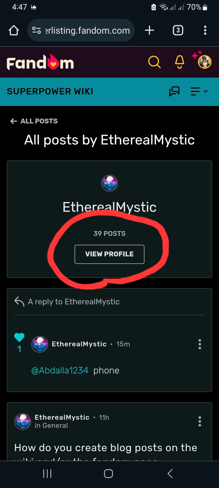 How do you create blog posts on the wiki and/or the fandom page. | Fandom