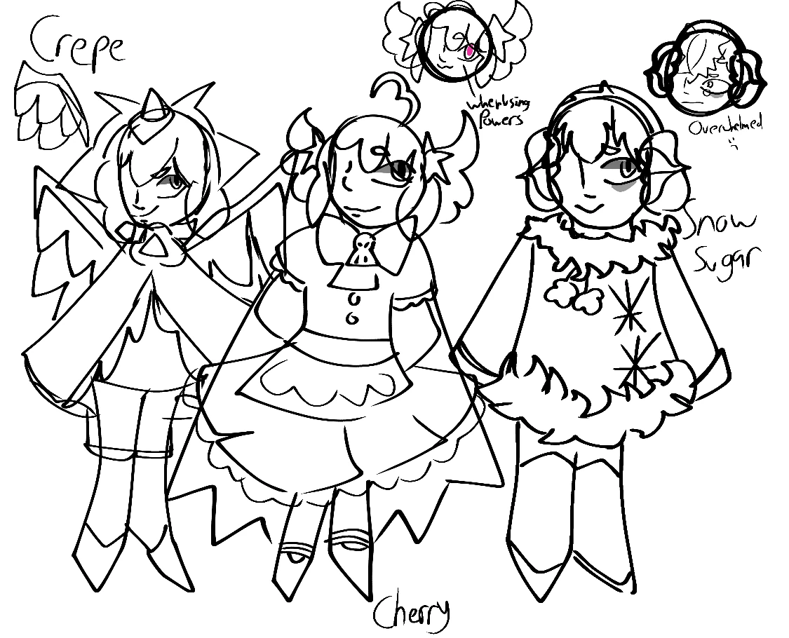 AU main character designs | Fandom