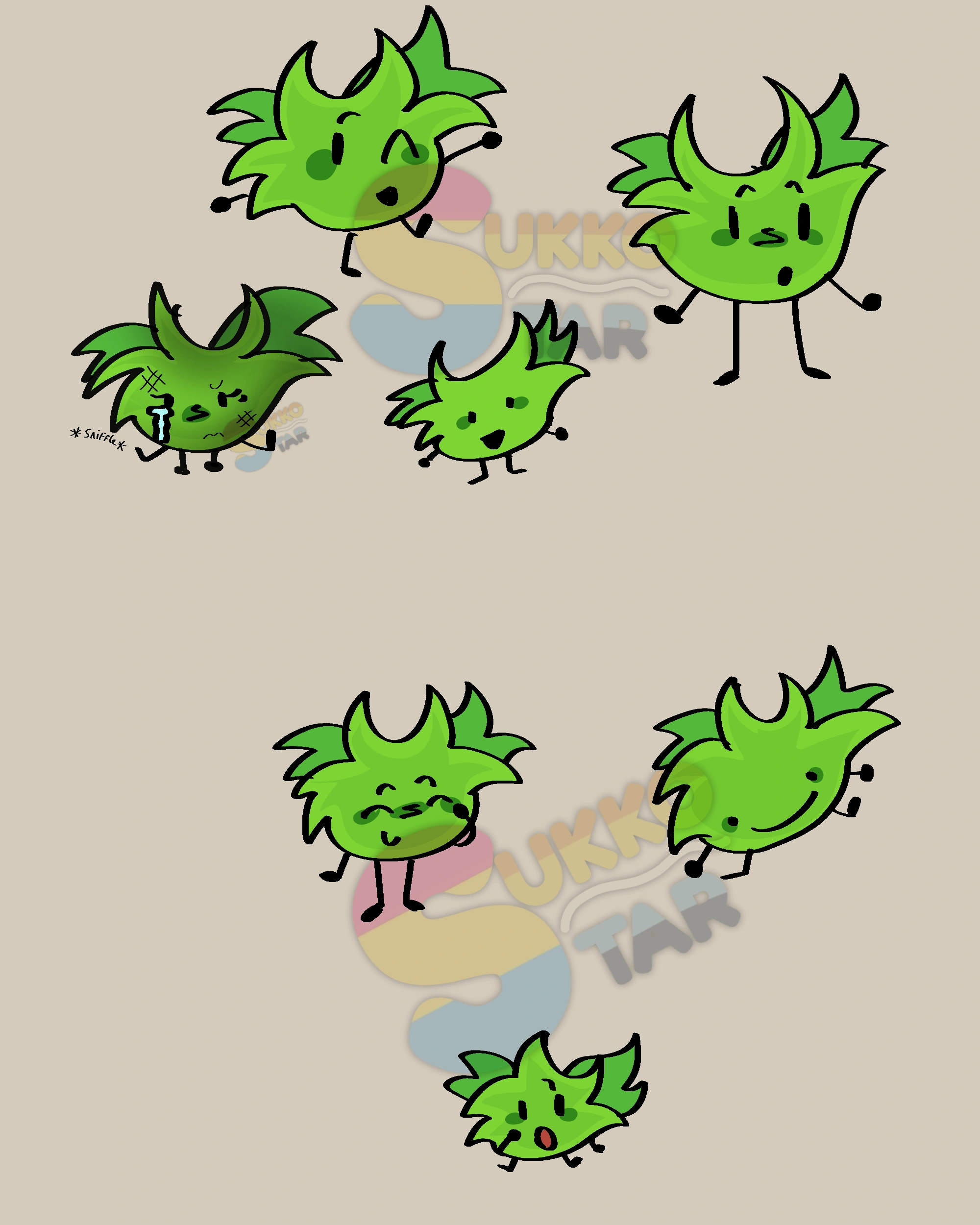 Grassy thingys but I made them in digital version | Fandom