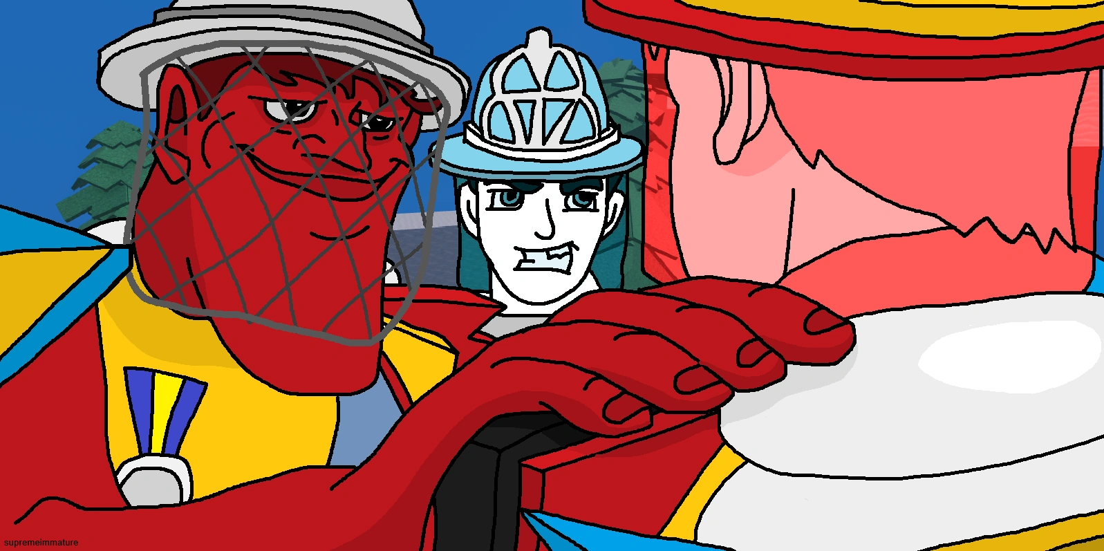 how bss wiki users feel when they yell at a lvl 14 red hive to go blue ...