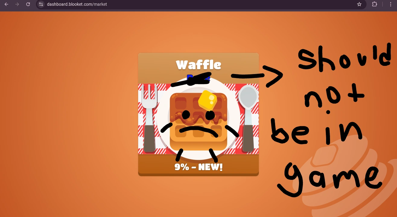 why is the waffle blook so ugly? | Fandom