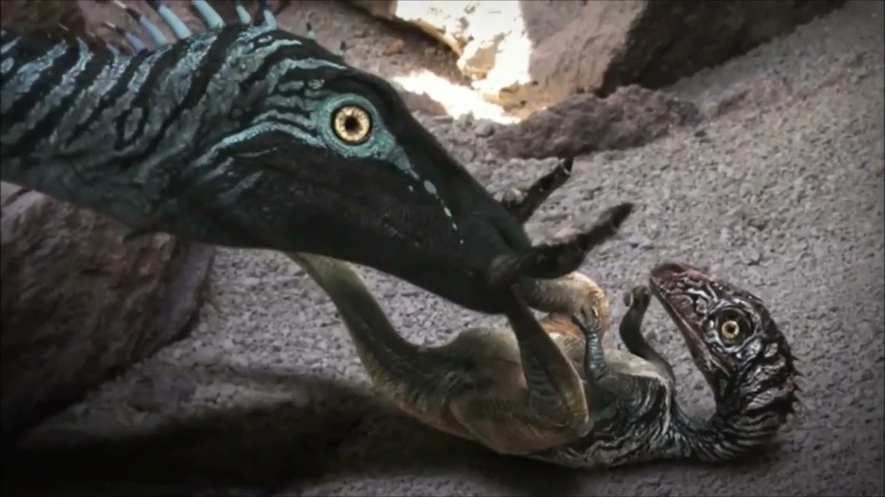 Mesozoic: Age of the Dinosaurs clip - Eoraptor vs Chiniquodon | Fandom