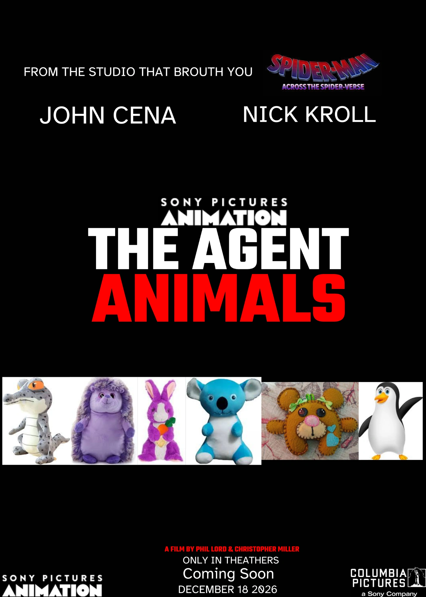 The Agent Animals Movie 2026 Sony Pictures Animation | Fandom