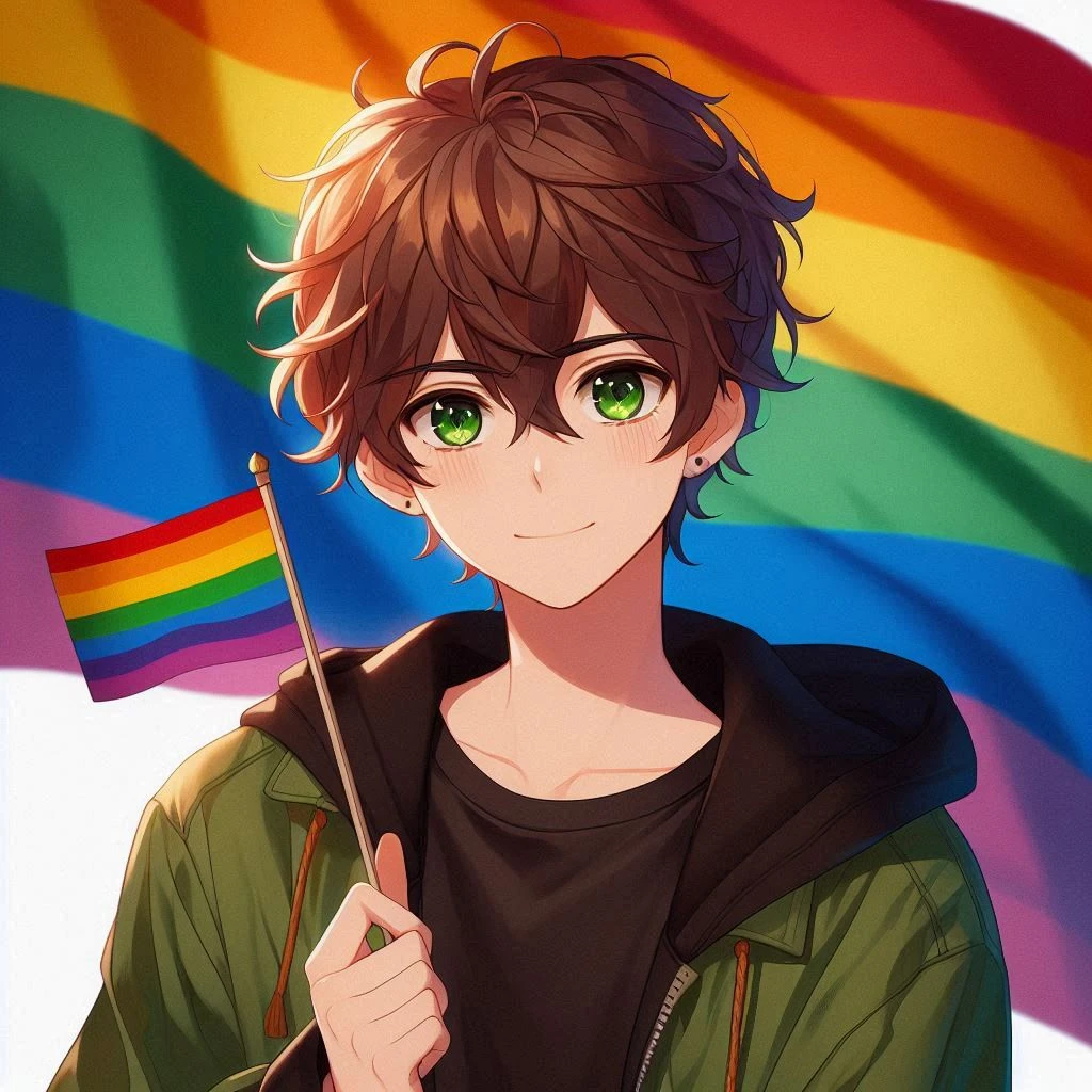 decided to AI a pride month pfp for this account | Fandom