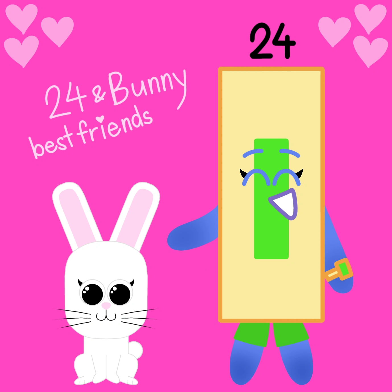 Numberblock 24 with a bunny! | Fandom