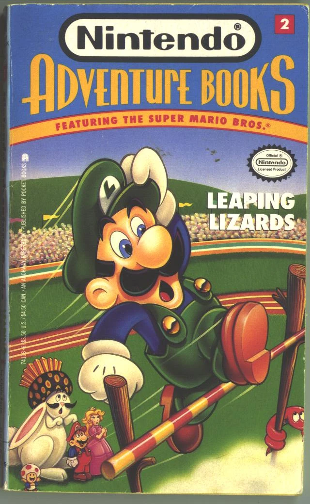 Episode 10 - Super Mario Adventure Book: Leaping Lizards | 8 Bit Book ...