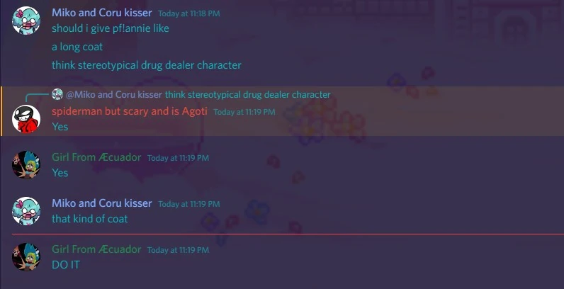 ok so i know im supposed to make the basegame characters before mod ...