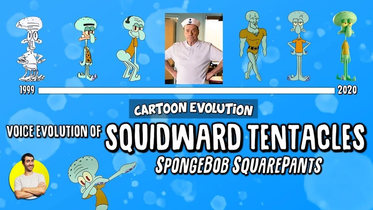 Voice Evolution of SQUIDWARD TENTACLES (SPONGEBOB) - 21 Years Explained | Fandom