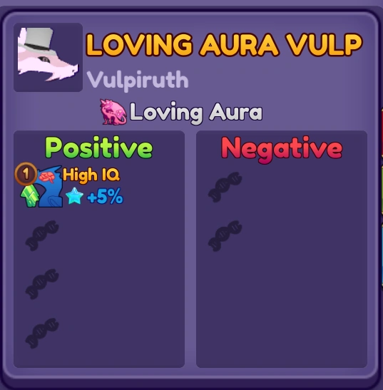 TRADING FM LEG C LOVE AURA VULP | Fandom