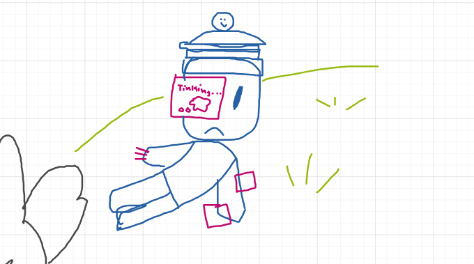 he's tinking about life | Fandom