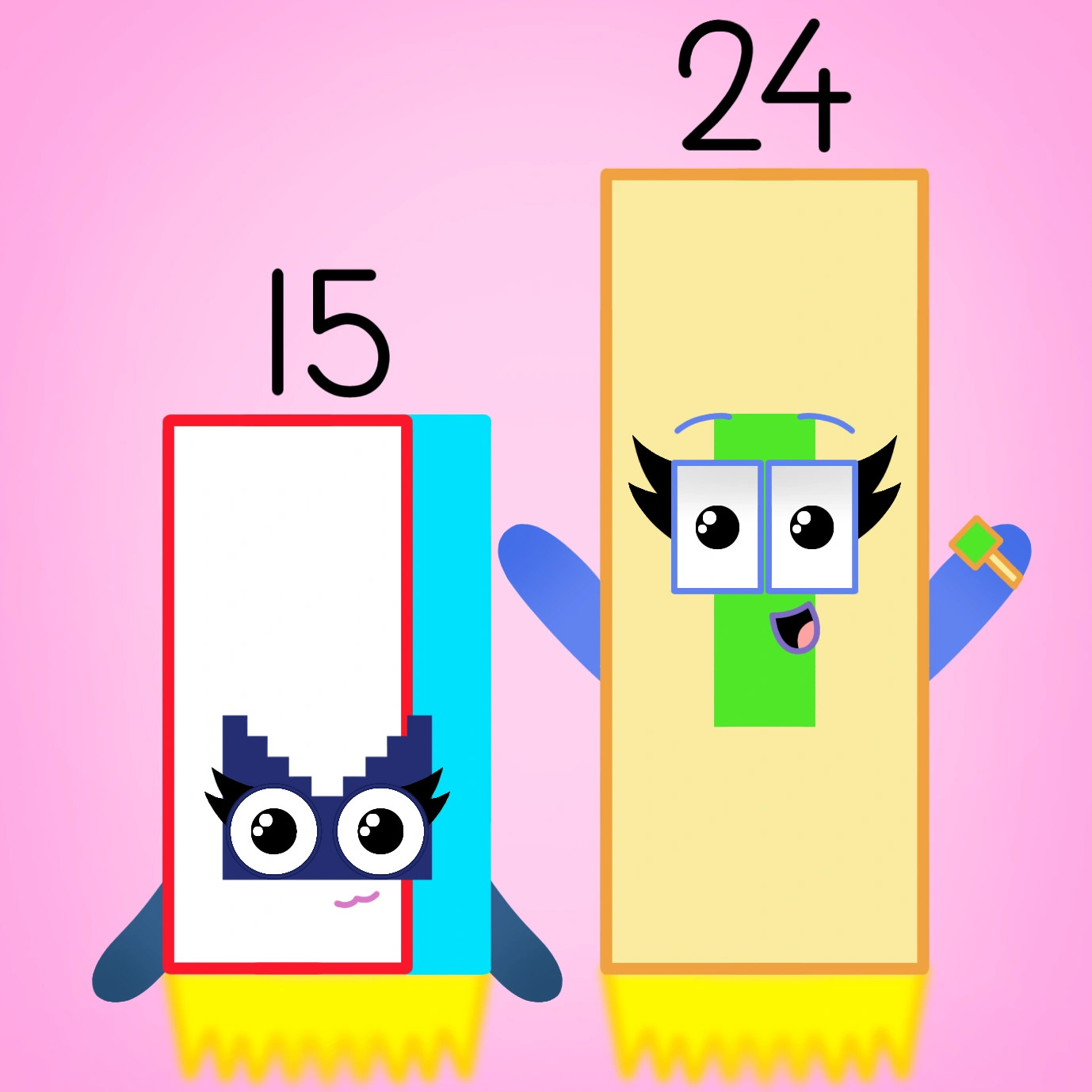 Numberblocks 15 and 24 :) | Fandom