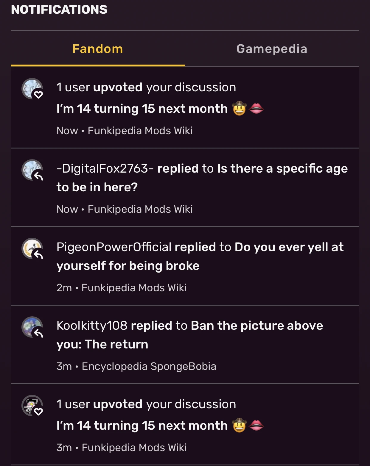Why must my notifications show me my mistype | Fandom