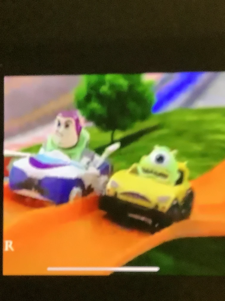 Buzz lightyear and mike racing each other | Fandom