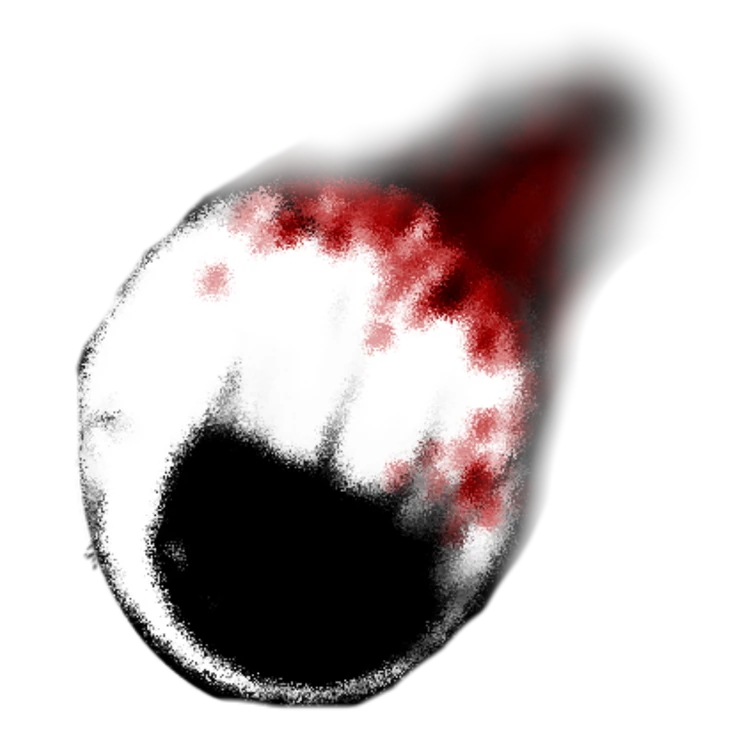 does anyone have a template for an eye falling out of the socket for an ...